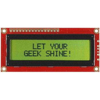LCD-09053 Basic 16x2 Character LCD - Black on Green 3.3V 1個 SPARKFUN ...