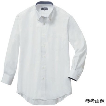 15164-32-S 長袖ボタンダウン 白 15164-32シリーズ ジーベック シロ色 形態安定加工仕様 S着丈80cm - 【通販モノタロウ】