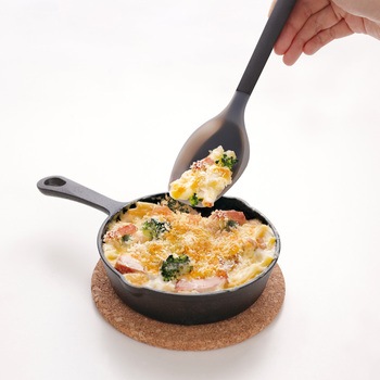 K777BK トライアングリップ シリコーン調理スプーンS・BK 1個 マーナ 【通販モノタロウ】