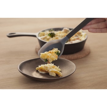 K777BK トライアングリップ シリコーン調理スプーンS・BK 1個 マーナ 【通販モノタロウ】