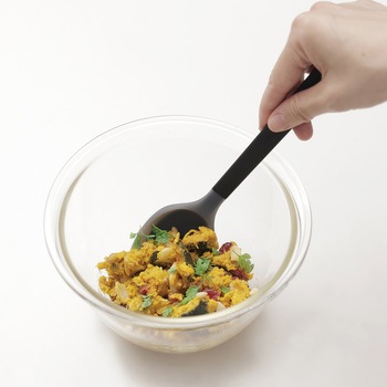 K777BK トライアングリップ シリコーン調理スプーンS・BK 1個 マーナ 【通販モノタロウ】