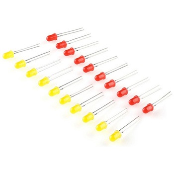 COM-10049 LED - Assorted 10 Red / 10 Yellow 20 pack SPARKFUN 1個 COM ...