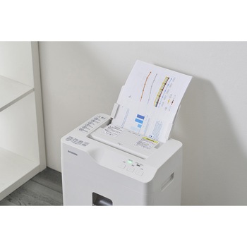 AFSB60M-W オートフィードシュレッダー アイリスオーヤマ マイクロクロスカット ダストボックス容量18.5L 最大投入幅220mm(紙投入口) AFSB60M-W - 【通販モノタロウ】