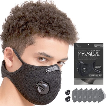バルブ付スポーツマスク Mr.VALVE Mr.VALVE(ミスターバルブ) 立体型 汎用マスク 【通販モノタロウ】