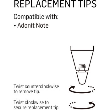ARNT Adonit Note Replacement Tip Adonit 交換用チップ ブラック色 - 【通販モノタロウ】