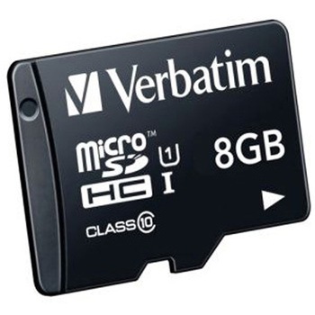 MHCN8GJVZ6 micro SDHC Card 8GB Class 10 UHS-1 1台 Verbatim 【通販モノタロウ】