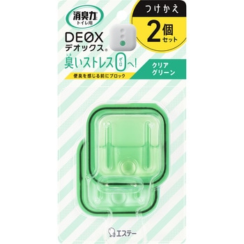消臭力 DEOX トイレ用 つけかえ 2個セット 1個(6mL×2個) エステー 【通販モノタロウ】