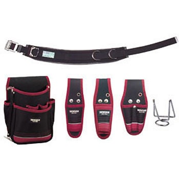 JNDS2-R96BK-SET 電工プロキャンバス腰道具セット 1個 DENSAN(デンサン/ジェフコム) 【通販モノタロウ】