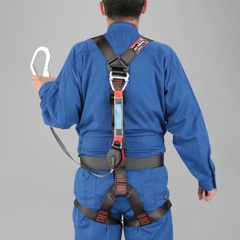 EA998FF-45 墜落制止用器具(フルハーネス/巻取式ランヤード付) 1個 エスコ 【通販モノタロウ】