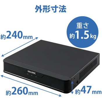 CNE3R441 ネットワークレコーダー 4ch対応 4TB DXアンテナ 保証期間1年 - 【通販モノタロウ】