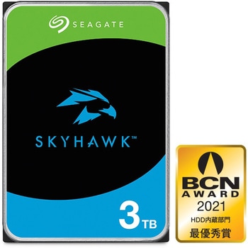 ST3000VX015 SkyHawk HDD 3.5inch SATA 6Gb/s 3TB 5400RPM 256MB 512E 1個 ...