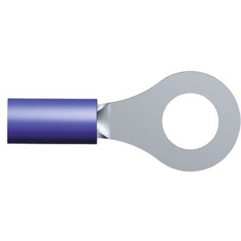 8-321045-1 TE Connectivity リングターミナル， 内径：6.73mm， スタッド径：M6， 青 8-321045-1 ...