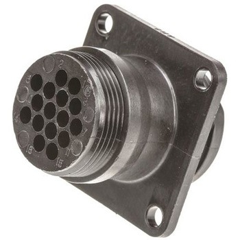 206036-4 TE Connectivity 丸型コネクタ， 16極， スタンダード， パネルマウント， 206036-4 TE ...