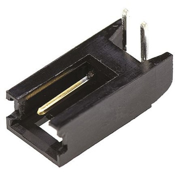 280377-2 TE Connectivity 基板接続用ピンヘッダ 2極 2.54mm 1列 280377-2 TE ...