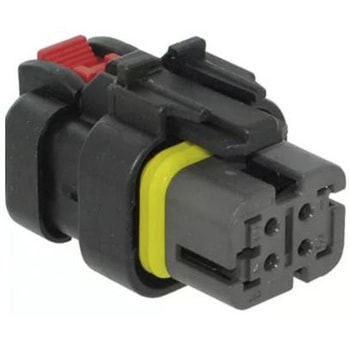 776487-2 TE Connectivity 自動車用コネクタ 4極 メス 車載用コネクタハウジング， 776487-2 TE ...