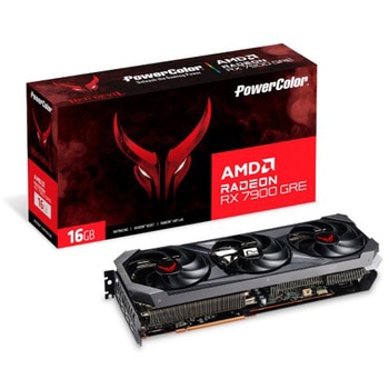 RX7900GRE 16G-E/OC Red Devil AMD Radeon RX 7900 GRE 16GB GDDR6/トリプルファン ...