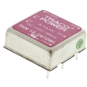 THN 15-2410WI TRACOPOWER DC-DCコンバータ Vout：3.3V dc 9 → 36 V dc， 15W， THN 15-2410WI 1セット(10個) TRACO ...