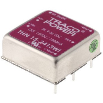 THN 15-2413WI TRACOPOWER DC-DCコンバータ Vout：15V dc 9 → 36 V dc， 15W， THN 15-2413WI 1セット(10個) TRACO ...