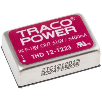 THD 12-1223 TRACOPOWER DC-DCコンバータ Vout：±15V dc 9 → 18 V dc， 12W， THD 12-1223 1セット(10個) TRACO ...