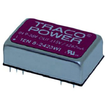 TEN 8-4823WI TRACOPOWER DC-DCコンバータ Vout：±15V dc 18 → 75 V dc， 8W， TEN 8-4823WI 1セット(10個) TRACO ...