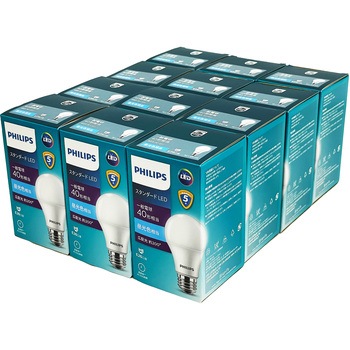 LED電球 E26 40W型 12個セット フィリップス 一般電球タイプLED電球 【通販モノタロウ】