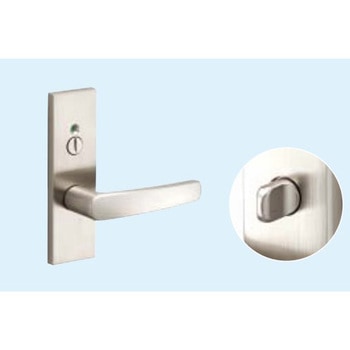 【ドアノブ・レバー】ノダ 内装ドア 取手 レバーハンドル 表示錠 塗装シルバー MP-D1312HS | アニメイト