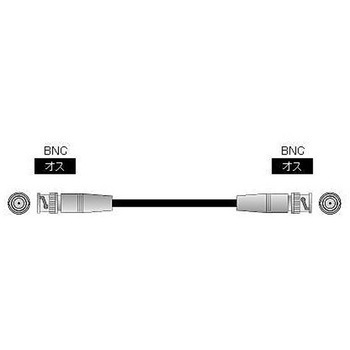 BNC-BNC-3C3M ビデオ用同軸ケーブル 3C-2V 3m 1個 イメージニクス 【通販モノタロウ】