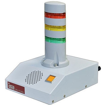 DN-1510GL-N3LCW 警子ちゃん4G+ プラス 3層LED灯・色付レンズ・ライトグレー・有線LAN対応型・スピーカ、DIO内蔵 1個 ...