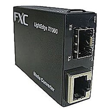 LEX1851-1F-ASB5 10/100/1000BASE-T to 1000BASE-X SFP スロット マイクロメディアコンバータ + 同製 1個 FXC 【通販モノタロウ】