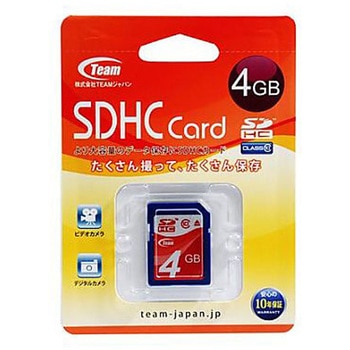 TG004G0SD28X SDHCカード 4GB Class10 1個 Team(チーム) 【通販モノタロウ】