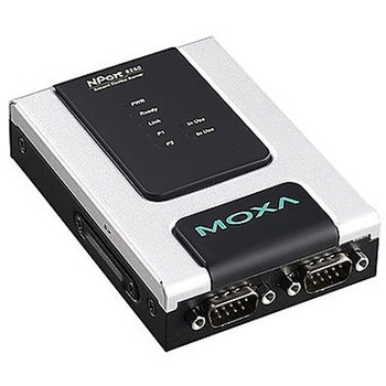 NPORT 6250-M-SC-T 2ポートRS-232C/422/485⇒1 マルチモードファイバー イーサネットセキュアターミナルサーバ ...