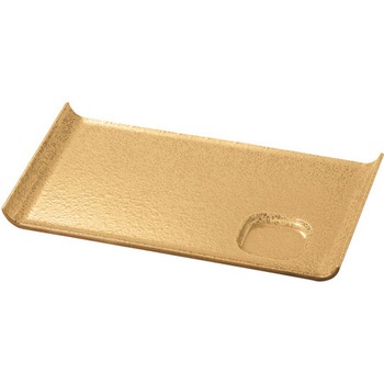 54301050 92タレ平安盛皿 タタキ金/裏黒塗 1個 福井クラフト 【通販モノタロウ】