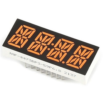 COM-21214 14-Segment Alphanumeric Display - Pink SPARKFUN 1個 COM-21214 ...