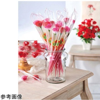 33-55-1-4 カーネーションラップ巻 レッド 23-55-1シリーズ 1本(20本) アズワン 【通販モノタロウ】