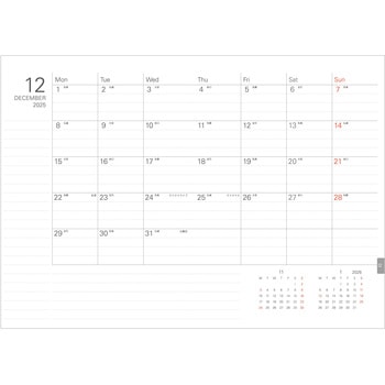 RFDR2572 2025年度システムノートダイアリー B6 1冊 レイメイ藤井 【通販モノタロウ】