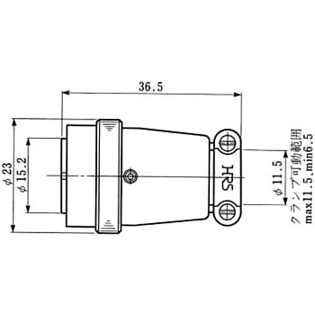 RM15QPS-10PH(71) RM15Q形コネクタ プラグ 1個 HIROSE(ヒロセ電機) 【通販モノタロウ】