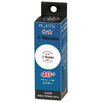 硬球ボール プラ2スター 3個入 Nittaku(ニッタク) 卓球 【通販モノタロウ】 NB-1320