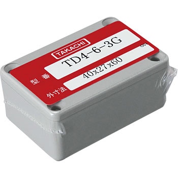 TD4-6-3G アルミダイキャストボックス TDシリーズ 1台 タカチ電機工業 【通販モノタロウ】