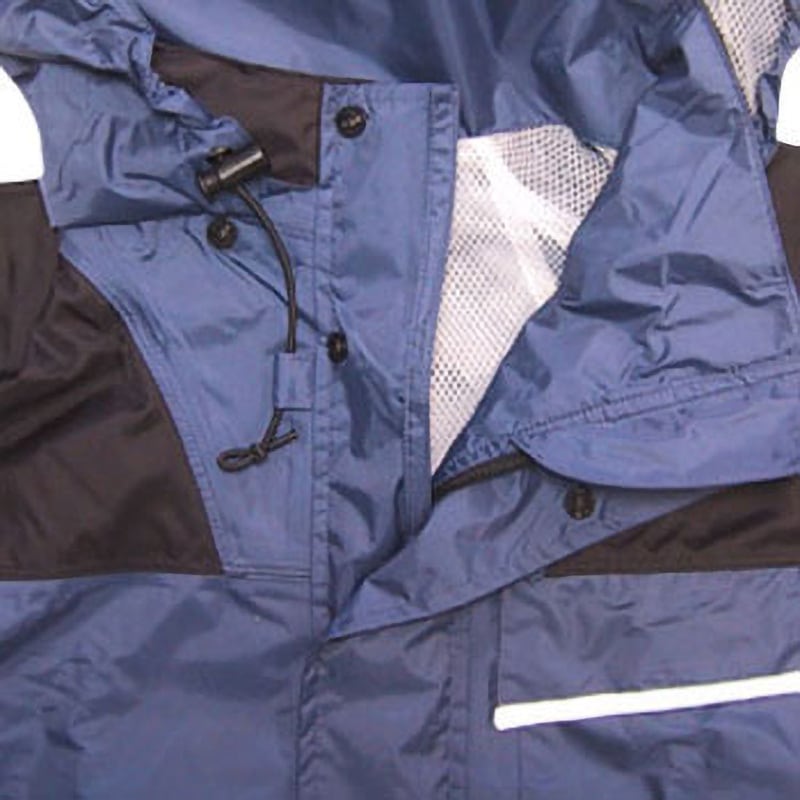 KM-001 仕事合羽 カジメイク ネイビー色 サイズLL KM-001 - 【通販