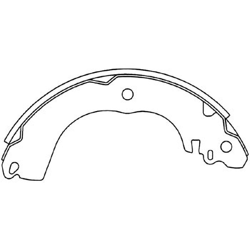 Z1267-10 ブレーキシュー(ハーフタイプ) 1セット(2枚) MK Z1267-10 ブレーキシュー(ハーフタイプ) 1セット(2枚) MK