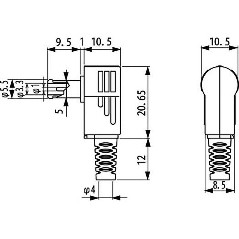 MP-204LN DCプラグ・ジャック 電圧区分4適合品 マル信無線電機 MP-204LN DCプラグ・ジャック 電圧区分4適合品 マル信無線電機