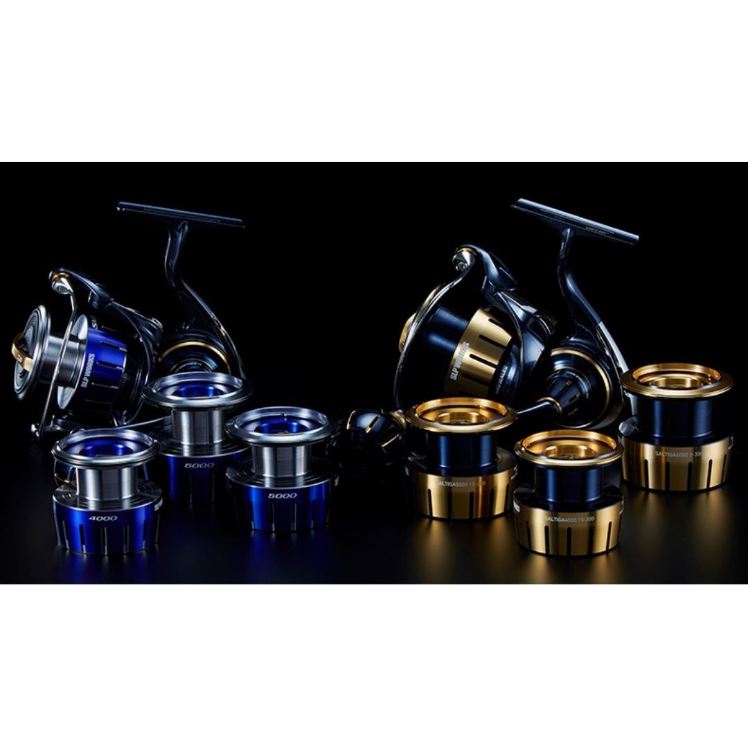 4000 23SALTIGAスプール/ブルー 1個 SLP WORKS(エスエルピーワークス