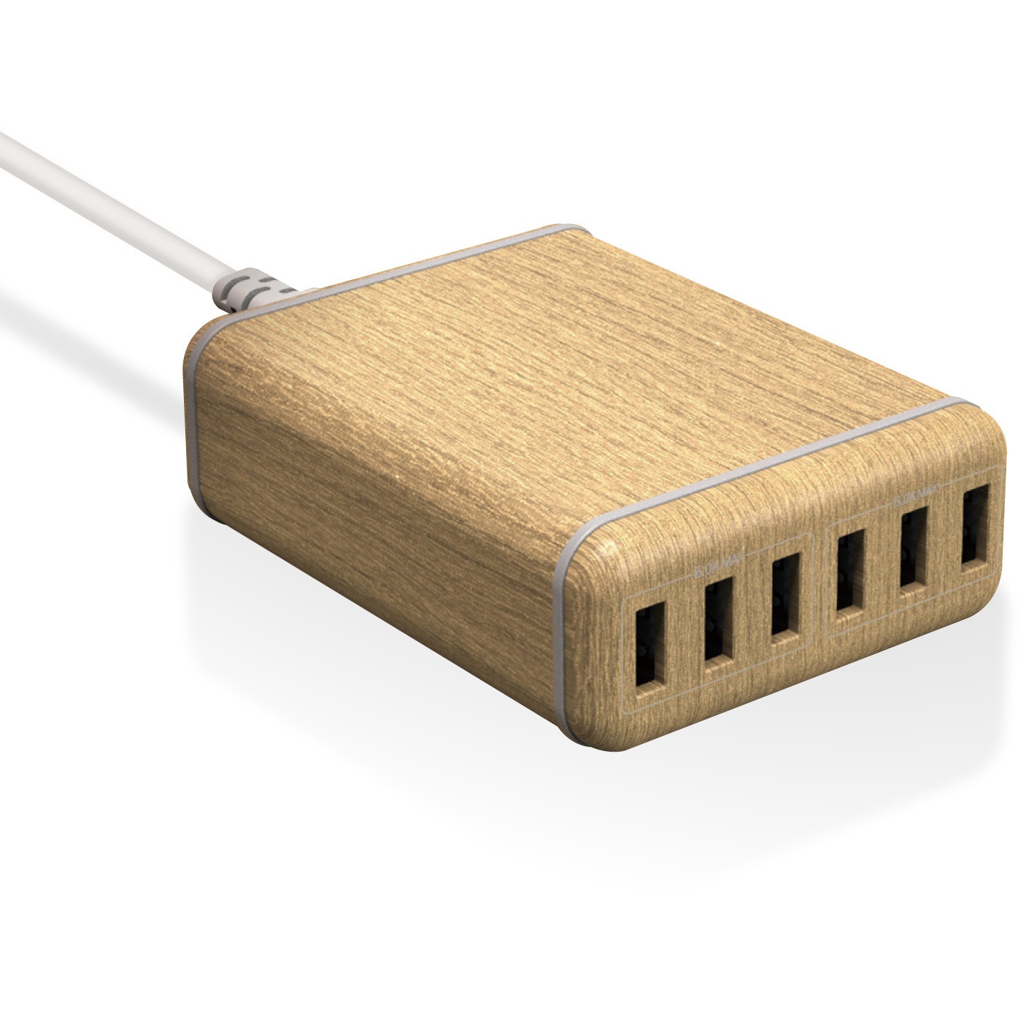 Anker PowerPort 6 60W 6ポート USB急速充電器 ACアダプター iPhone / iPad / Xperia ...