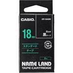 ネームランド 黒に白文字テープ カシオ計算機 ネームランドテープ