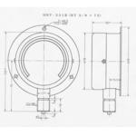 BT3/8G 75×0.4MPa×-0.1MPa(普及形) 一般連成計B形Φ75 1個 TOKO(東洋計器興業) 【通販モノタロウ】