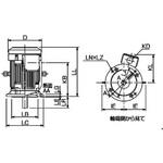 高性能省エネモータ スーパーラインプレミアムシリーズ SF-PRV形 三菱電機 汎用モーター 【通販モノタロウ】 SF-PRV-2P-0 ...