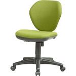 スイングチェア(ロッキング機能付)K-921(BL)ブルー 弘益 布張り(ファブリック)チェア 【通販モノタロウ】 K-921・BL