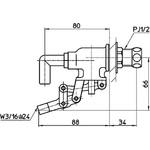 ロータンクボールタップ本体 SANEI(三栄水栓製作所) タンク部品 【通販モノタロウ】 PV45F-13