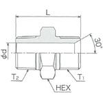 SR11-6-SS SR11アダプタ 1個 清水製作所(継手) 【通販モノタロウ】