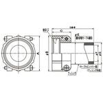 ケーブルクランプ 日本航空電子工業(JAE) アクセサリ 【通販モノタロウ】 N/MS3057-4A～